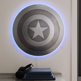 Marvel's Captain America Color-Changing Backlit Shield | Pottery Barn Teen