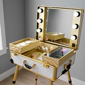 Faceted Travel Vanity | Pottery Barn Teen