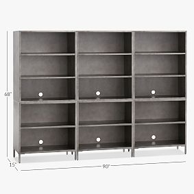 Locker Mixed Cubby Wall System (90") | Pottery Barn Teen