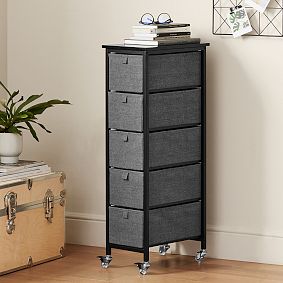 Rolling 5-Drawer Cart | Pottery Barn Teen