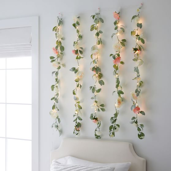 Floral Curtain String Lights | Pottery Barn Teen