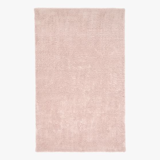 Ribbed Wool Rug - Blush | Pottery Barn Teen