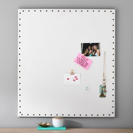 No Nails Oversized Studded Pinboard | Pottery Barn Teen