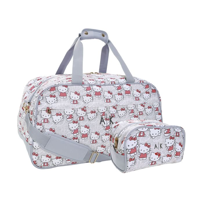 Hello Kitty® Recycled Jet-Set Duffle Bag Set | Pottery Barn Teen