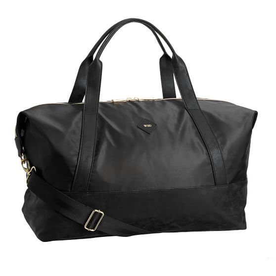 Sleepover Duffle Bag, Black | Pottery Barn Teen