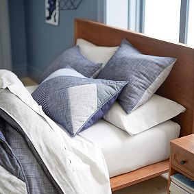 Organic Chambray Boy's Sheet Set | Pottery Barn Teen