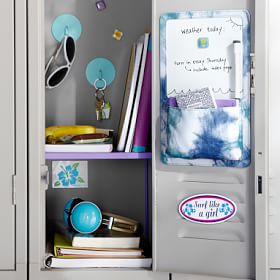 Pool Tie-Dye Locker Dry-Erase Pocket | Locker Decoration | Pottery Barn ...