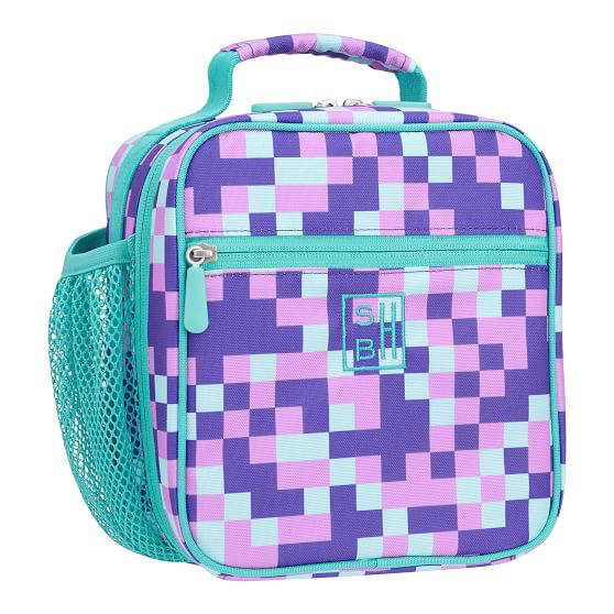 Pixel Pool & Purple Classic Lunch Box For Teens | Pottery Barn Teen