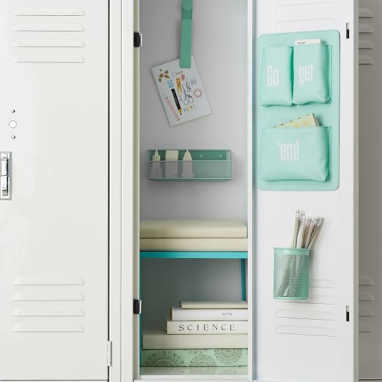 Essential Locker Organizer | Locker Decorations | Pottery Barn Teen