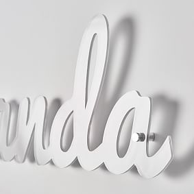 Acrylic Name Decor | Wall Decor | Pottery Barn Teen