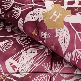 Harry Potter™ Magical Damask Comforter - Burgundy | Pottery Barn Teen