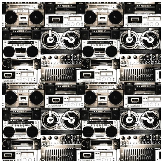 Boom Boxes Wall Mural | Wall Decor | Pottery Barn Teen