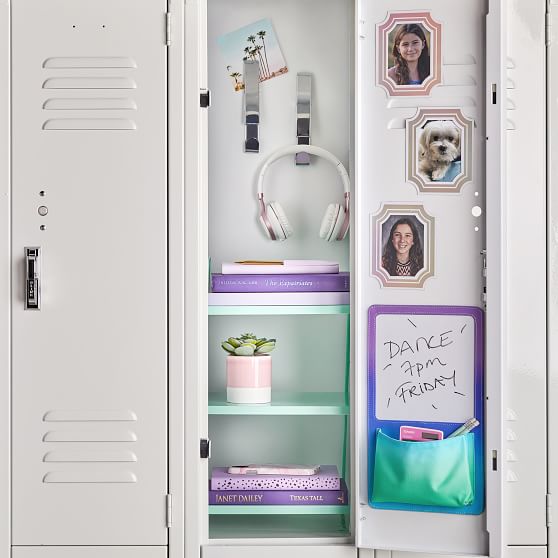 Beachglass 3-Tier Locker Shelf | Locker Decoration | Pottery Barn Teen