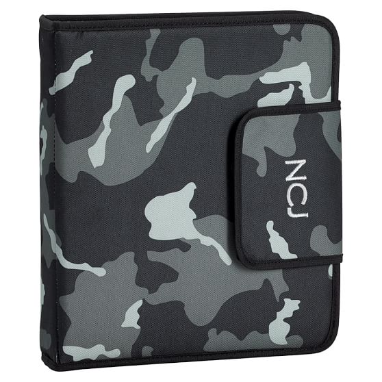 Black Camo Binder For School | Pottery Barn Teen