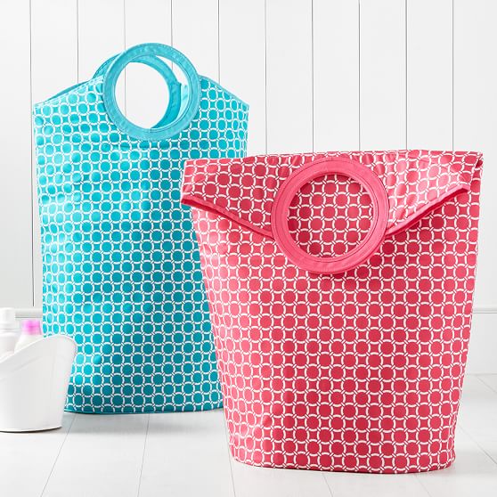 Easy Carry Laundry Bag - Geo Rings - Sale | Pottery Barn Teen
