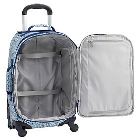 Navy Preppy Rings Carry-on Spinner | Teen Luggage | Pottery Barn Teen