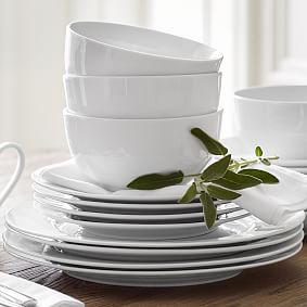 Design Crew Basics Dinnerware | College Kitchen Essentials | Pottery ...