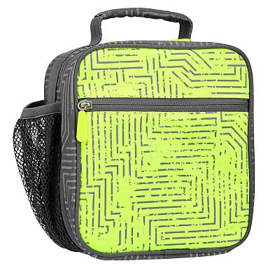 Circuit Neon Yellow Reflective Classic Lunch Box For Teens | Pottery ...