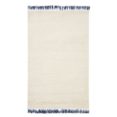 Blue Dip Dye Tassel Rug | Teen Rug | Pottery Barn Teen