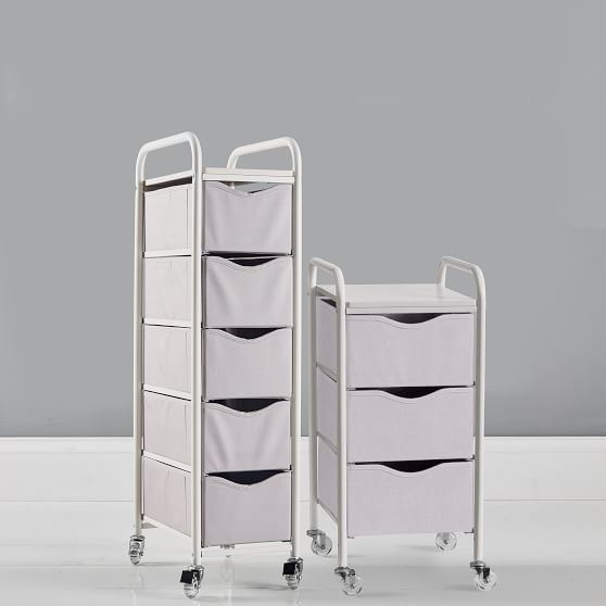 Ready-to-Roll Storage Cart | Dorm Storage | Pottery Barn Teen