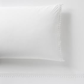 Lace Trim Girls Sheets | Pottery Barn Teen