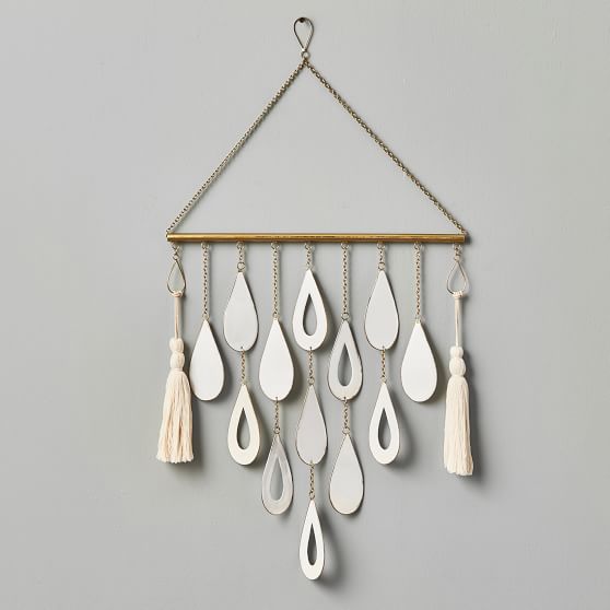 Ceramic Teardrop Wall Hanging | Wall Decor | Pottery Barn Teen