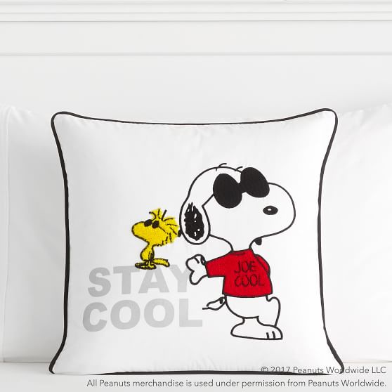 Peanuts® Stay Cool Pillow Cover | Pottery Barn Teen