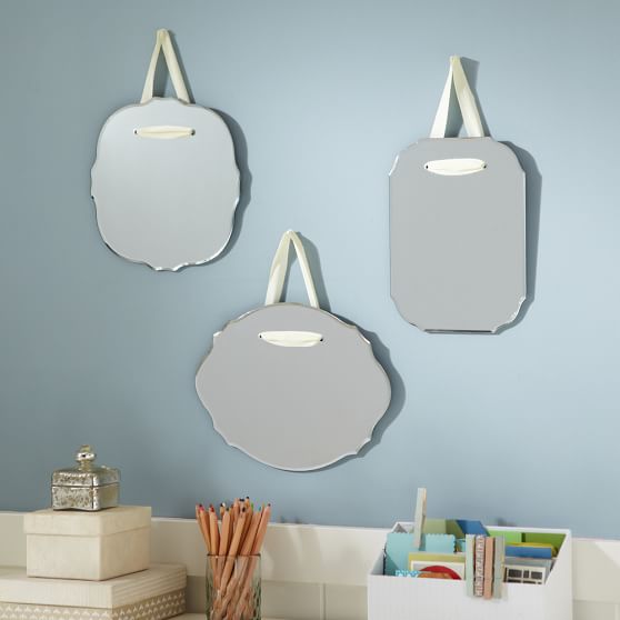 Ribbon Hanging Decorative Mirrors | Pottery Barn Teen