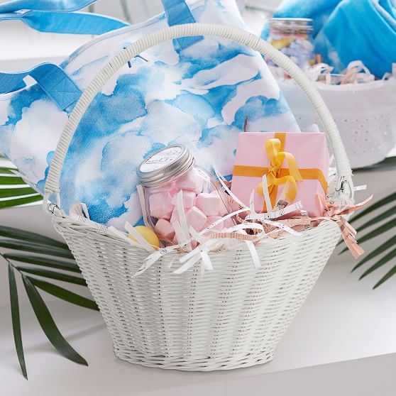Sabrina Basket - White - Sale | Pottery Barn Teen