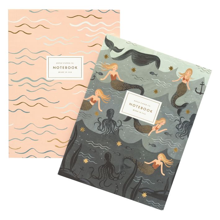 Rifle Paper Co. Mermaid Notebooks | Desk Accessories | Pottery Barn Teen