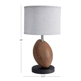 Football Table Lamp with USB | Pottery Barn Teen