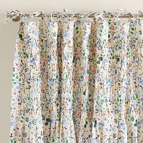 Rifle Paper Co. Bramble Light-Filtering Curtain | Pottery Barn Teen