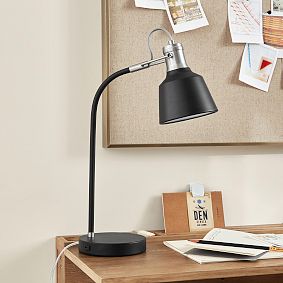 Mini Taylor Desk Lamp with USB Port | Pottery Barn Teen