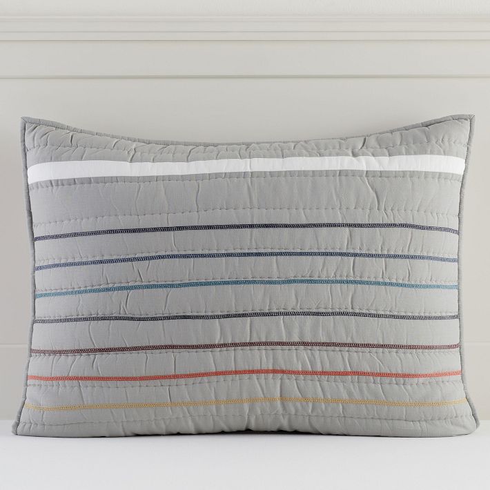 Laidback Stripes Shams | Pottery Barn Teen