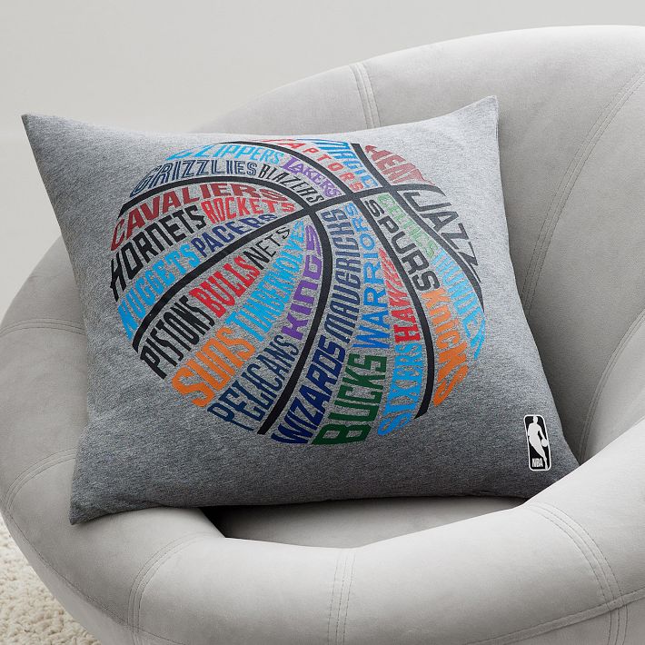 Sports League All Team NBA Pillow Cover | Pottery Barn Teen