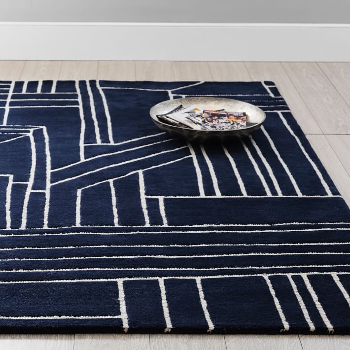 Bookcase Wool Rug | Pottery Barn Teen