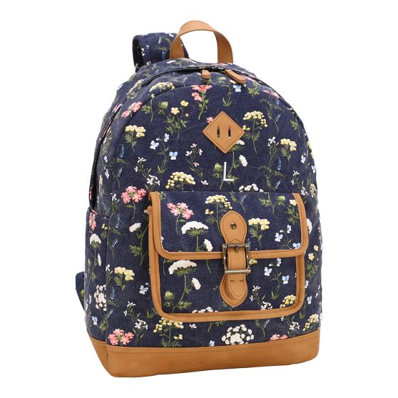 Northfield Navy Botanist Backpacks | Pottery Barn Teen