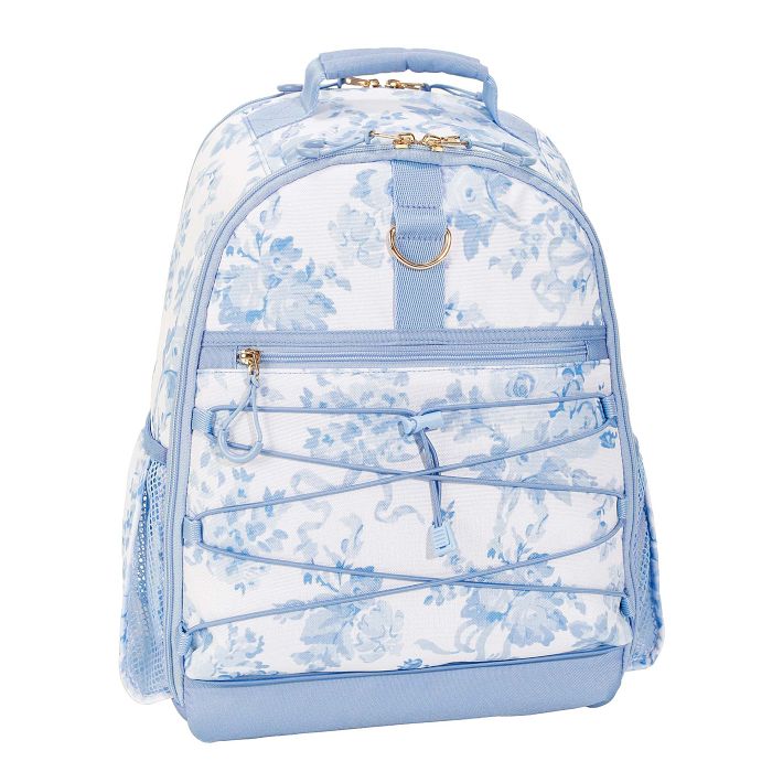 Gear-Up LoveShackFancy Blue Damask Adaptive Backpack | Pottery Barn Teen