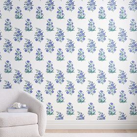 Roller Rabbit Wild Rose Wallpaper | Pottery Barn Teen