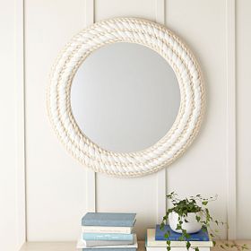 Cotton Rope Round Mirror (31") | Pottery Barn Teen