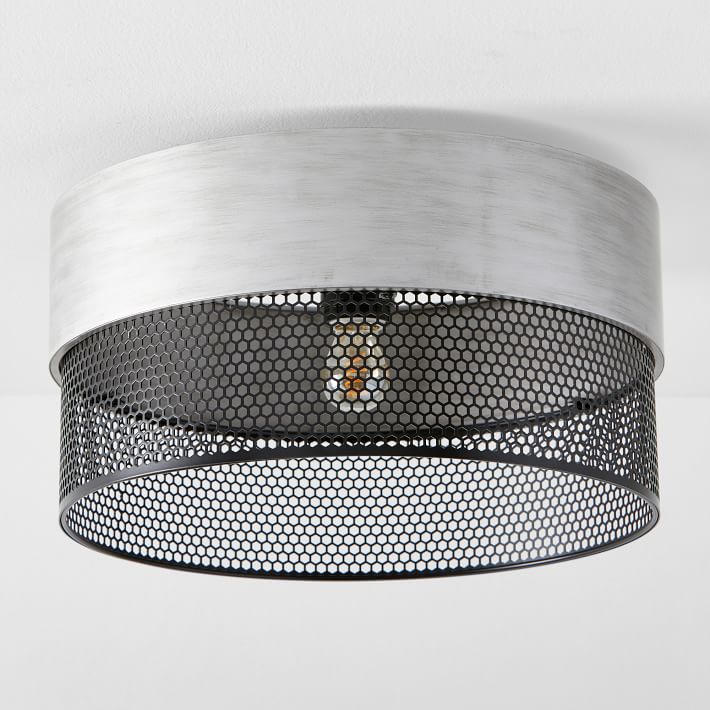 Metal Round Flush Mount | Pottery Barn Teen