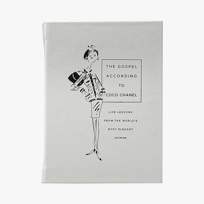 The Gospel According to Coco Chanel Leather-Bound Book | Pottery Barn Teen