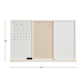 Triple Study Wall Board (44"x28") | Pottery Barn Teen