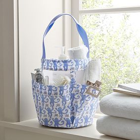 Roller Rabbit Monkey Shower Caddy | Pottery Barn Teen