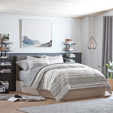 Bailey Upholstered Storage Bed | Teen Storage Beds | Pottery Barn Teen