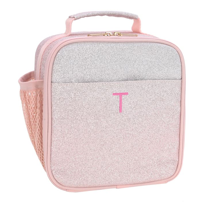 Gear-Up Blush Ombre Glitter Lunch Boxes | Pottery Barn Teen