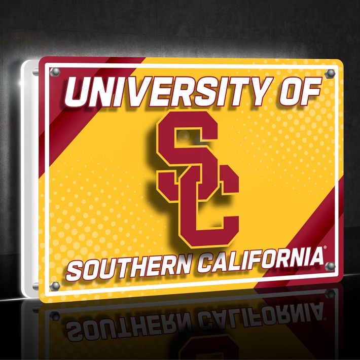 College Rectangle Desktop LED Light | Pottery Barn Teen