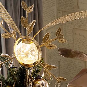 Harry Potter™ Light-Up Golden Snitch™ Tree Topper | Pottery Barn Teen