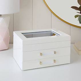 Elle Light-Up Jewelry Display Box | Pottery Barn Teen