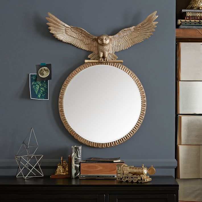 Harry Potter™ Hedwig™ Round Mirror | Pottery Barn Teen